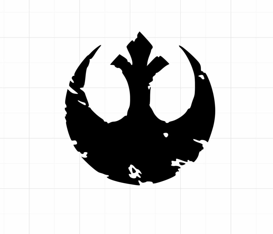 Star Wars Rebel Logo Tattered - Etsy