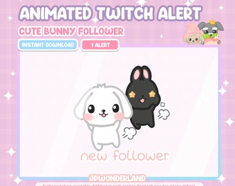 Animated Twitch Alert new Follower | Etsy
