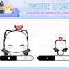 Animated Nine Tailed Fox Twitch Emote Kitsune Write / Twitch Overlay ...