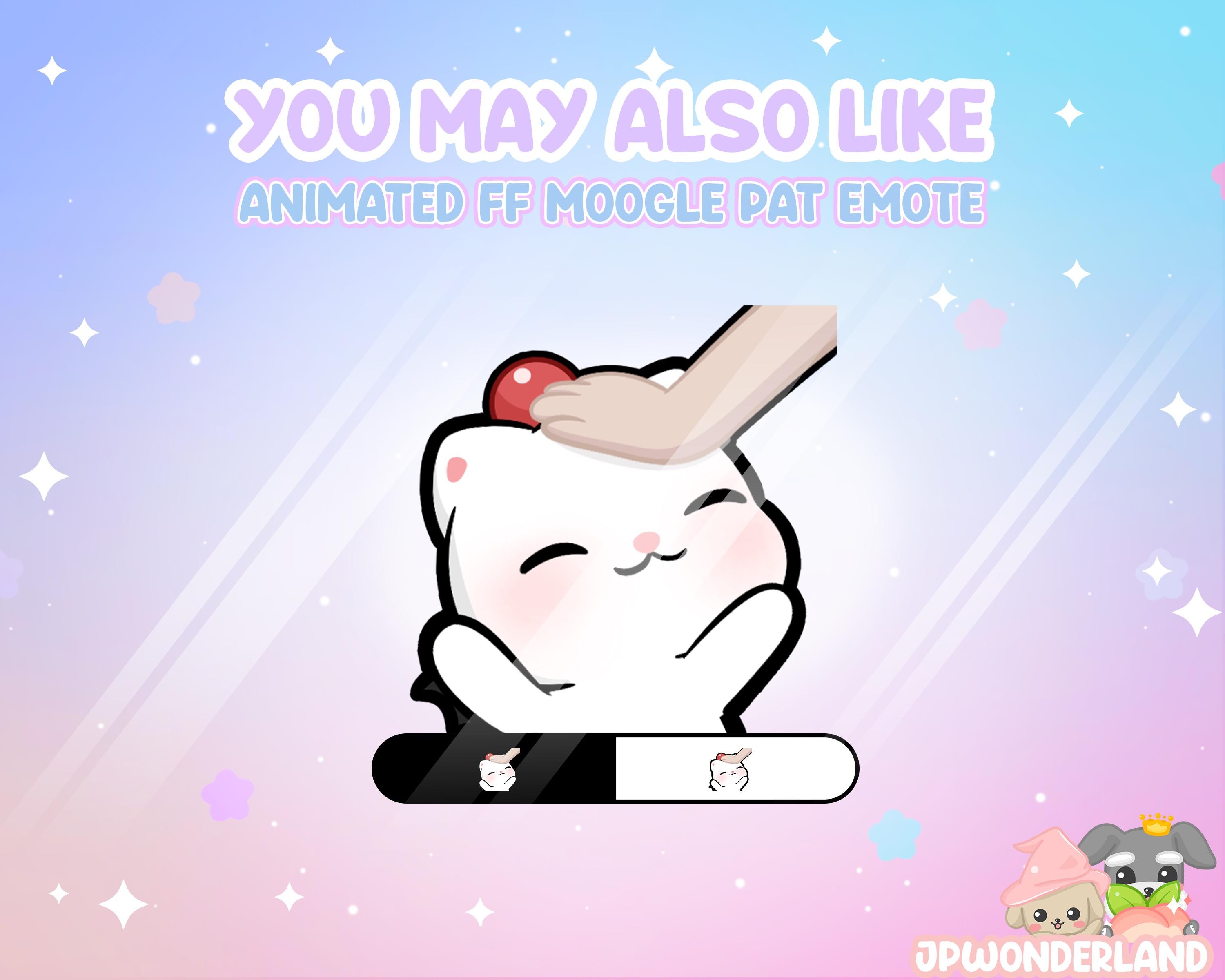 Cute Animated FF Moogle Bit Jar | Digital Assets | Stream Deco | Twitch ...