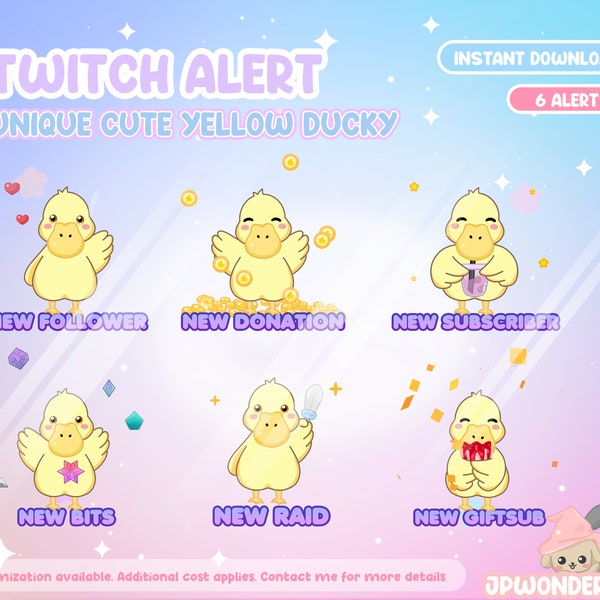Twitch Animated Duck Alerts - Etsy