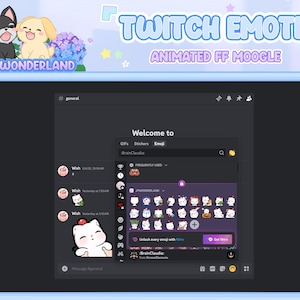 Animated FF Moogle Twitch Emote - Moogle Write / Twitch Overlay ...