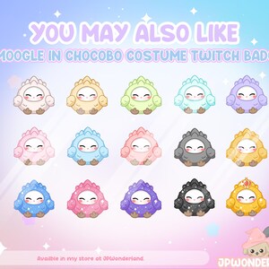 FF Moogle Twitch Badges / Emotes / Stream Badges / Discord Emotes - Etsy