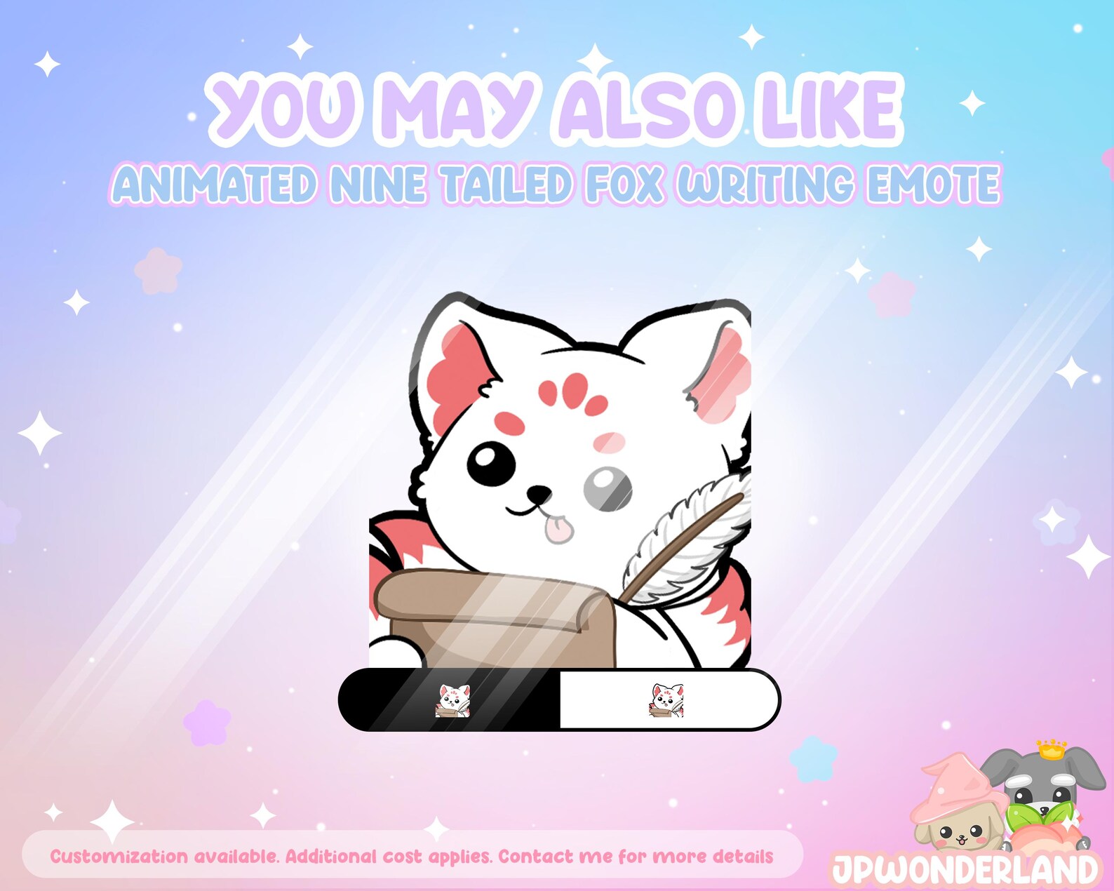 Animated Twitch Dance Emote - Nine Tailed Fox / Kumiho Twitch Emote ...