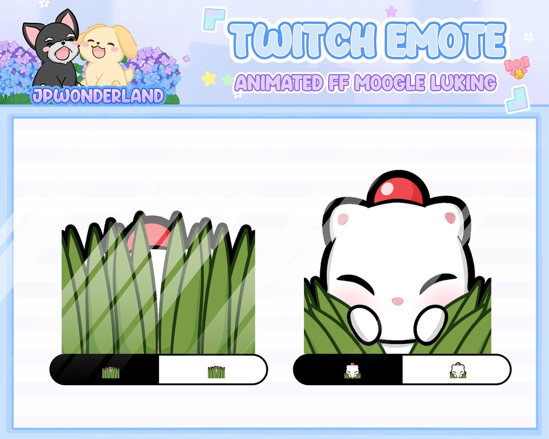 Animated FF Moogle Emote - Moogle Luke / Twitch Overlay / Stream Emote ...