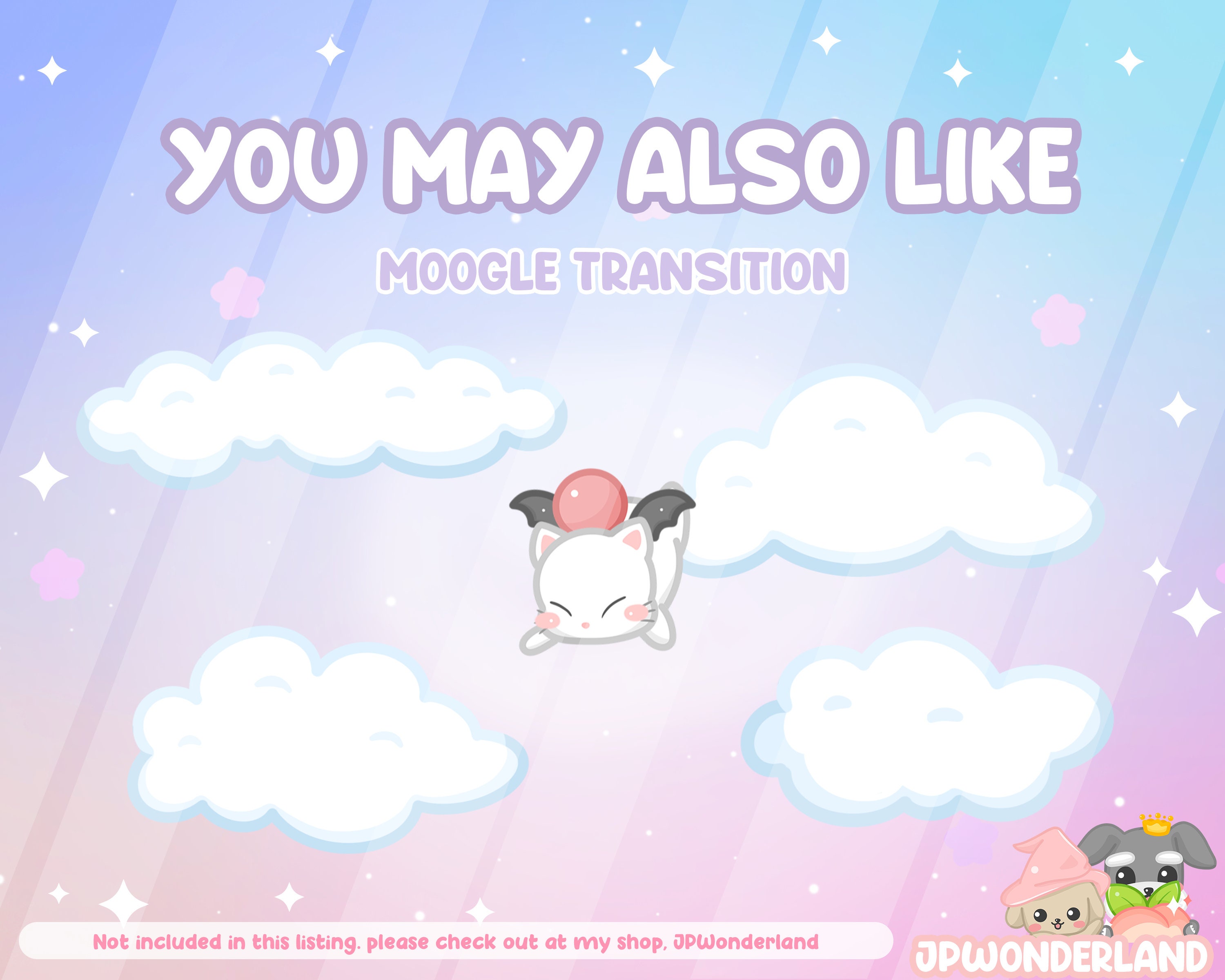 Animated FF Chocobo Twitch Overlay / Stream Label Bar. Compatible With ...