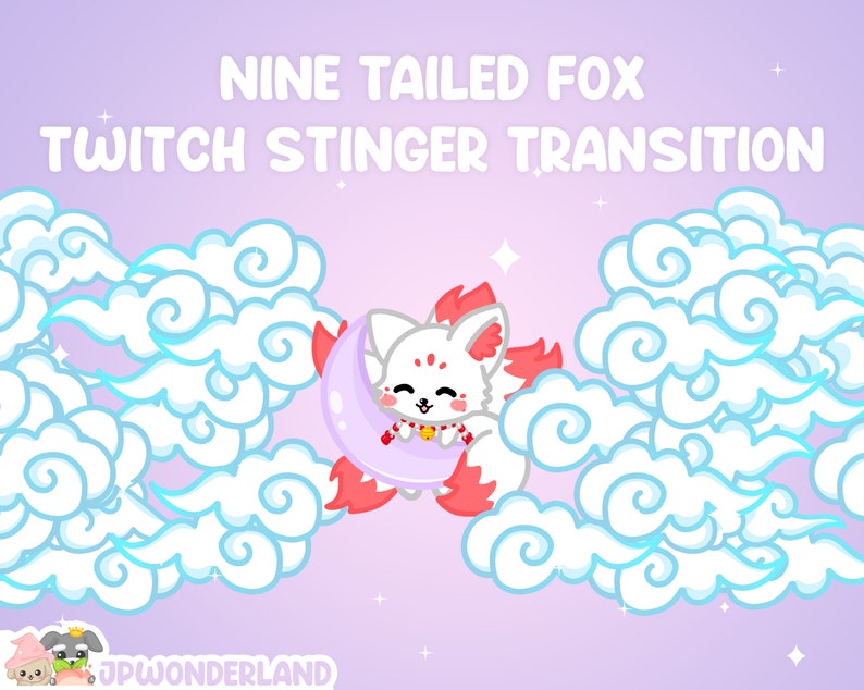 Animated Twitch Stinger Transition - Animated Tail / Nine Tail Fox ...