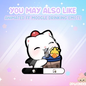 FF Moogle Twitch Emotes / Twitch Overlay / Stream Emote / Discord ...