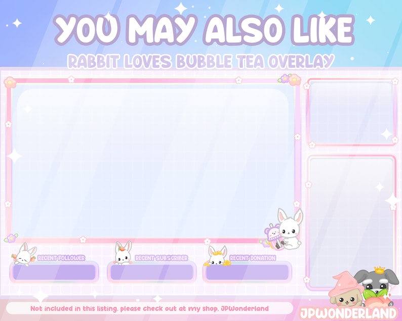 Animated Rabbit Twitch Screens / Starting Soon / Be Right Back - Etsy