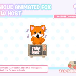 Animated Twitch Alert Bundle Fox Follower Donation - Etsy