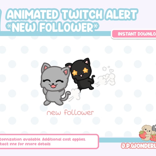 Animated Twitch Alert new Subscriber - Etsy