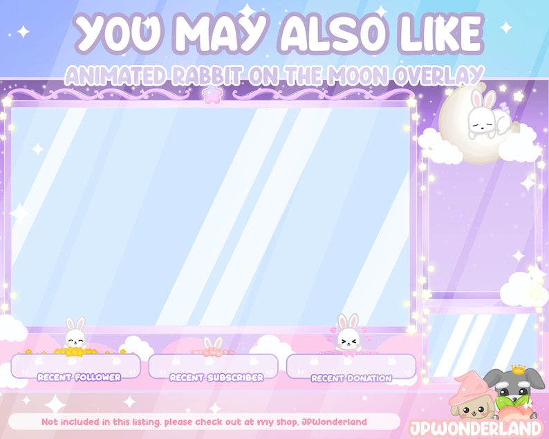 Animated Rabbit Twitch Screens / Starting Soon / Be Right Back - Etsy