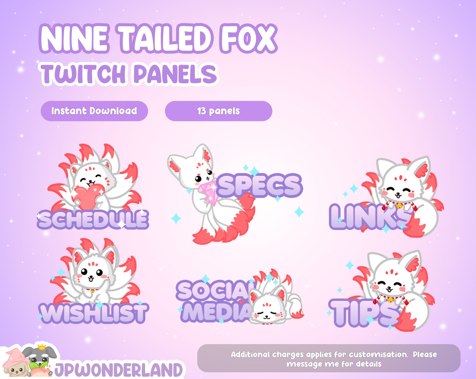 Animated Twitch Stinger Transition - Animated Tail / Nine Tail Fox ...