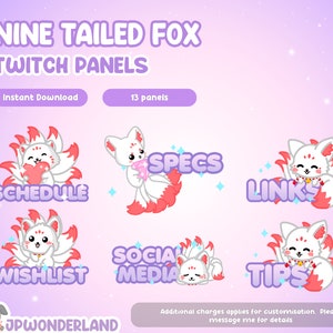Animated Twitch Stinger Transition - Animated Tail / Nine Tail Fox ...