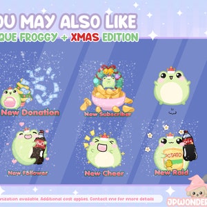 Animated Froggy Twitch Alert Bundle / Stream Alert / Twitch Add-on ...