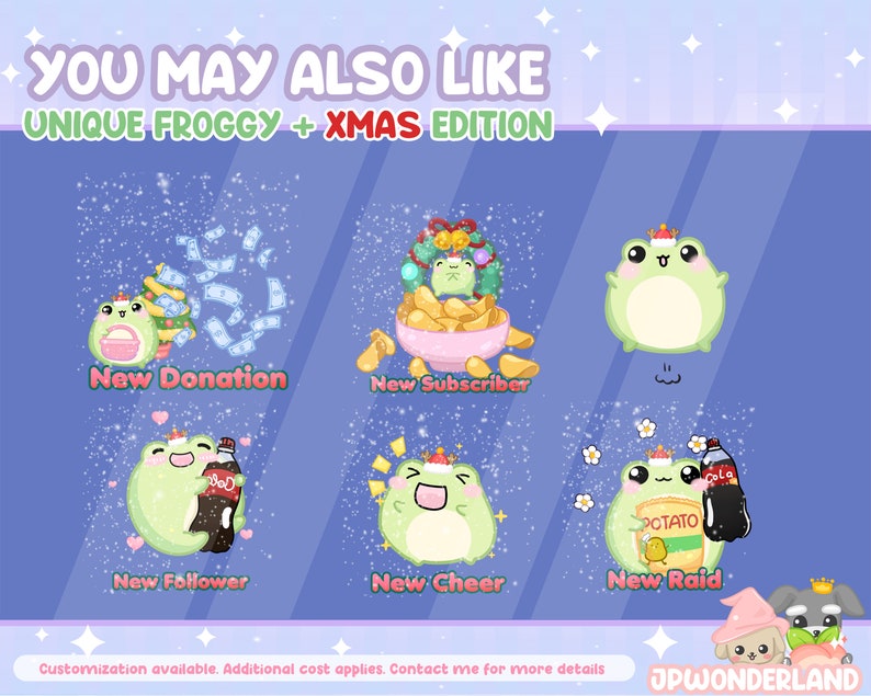 Animated Froggy Twitch Alert Bundle / Stream Alert / Twitch Add-on ...