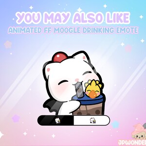 FF Moogle Twitch Emotes Bundle / Stream Emotes Package / Discord Emotes ...