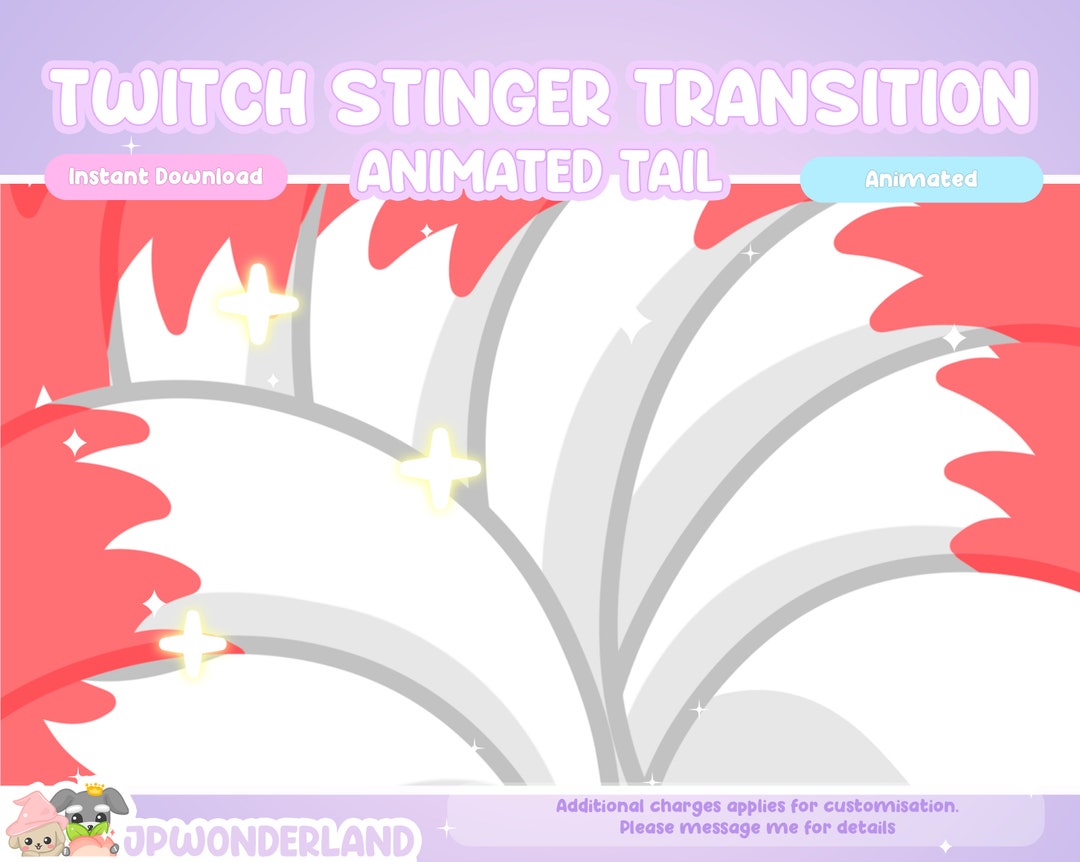 Animated Twitch Stinger Transition - Animated Tail / Nine Tail Fox ...