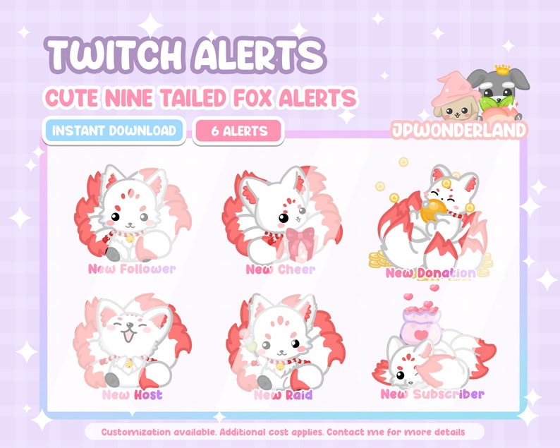 Animated Twitch Stinger Transition - Animated Tail / Nine Tail Fox ...