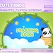 Animated Cute Panda Twitch Overlay Compatible With Streamlabs / Obs ...