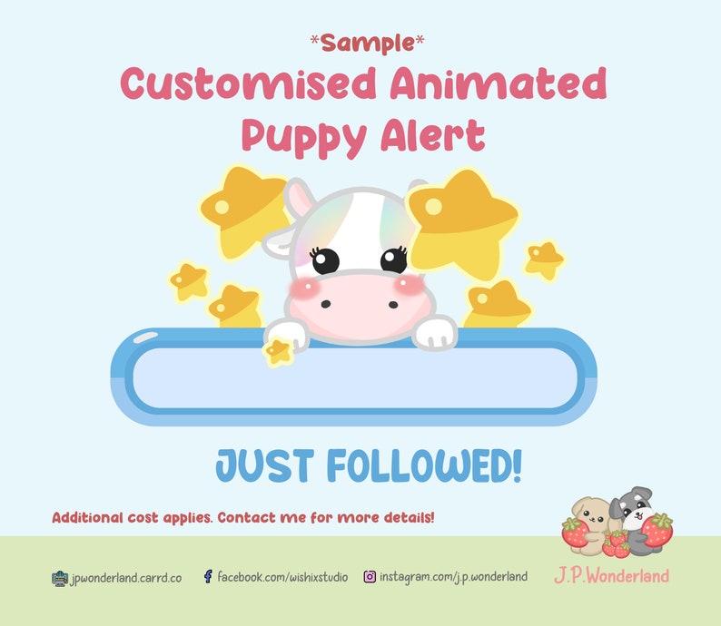 Cute Animated Twitch Alerts (6 Alerts) - Etsy