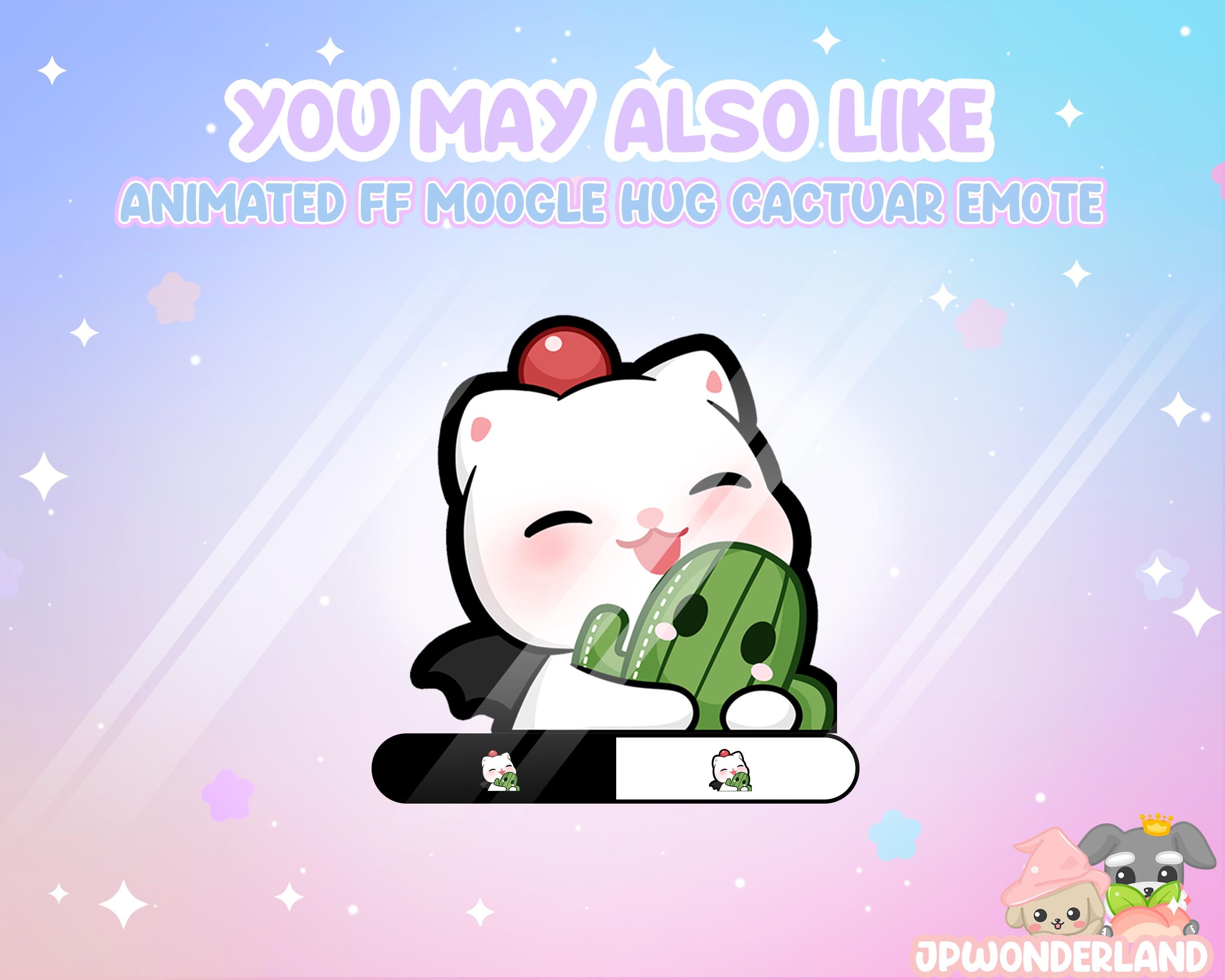 Animated FF Moogle Emote - Moogle Luke / Twitch Overlay / Stream Emote ...