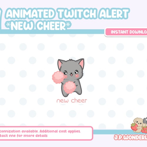 Animated Twitch Alert new Cheer - Etsy