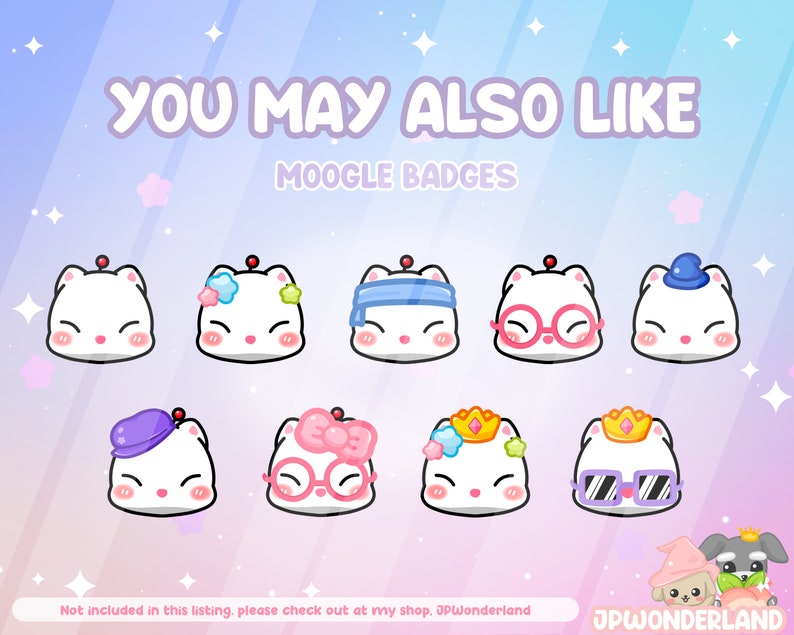 Animated FF Mail Moogle Twitch Emotes Halloween Pumpkin / - Etsy