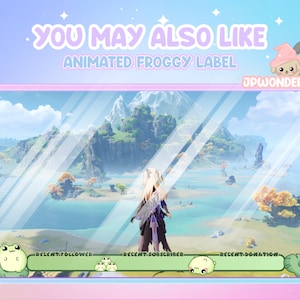 ANIMATED Froggy Twitch Alerts - Frog Popping Out of Blue Box With ...