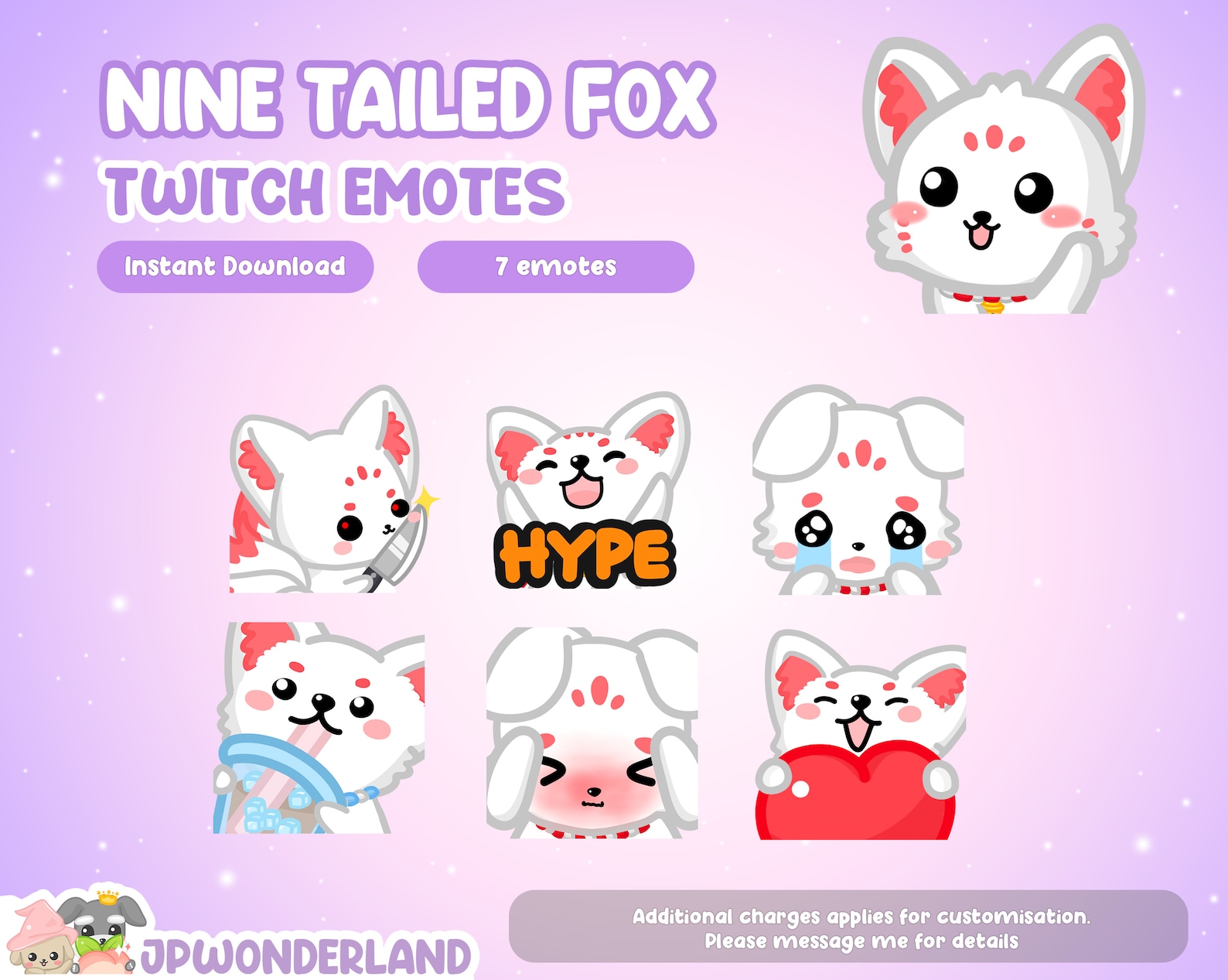 Animated Twitch Stinger Transition - Animated Tail / Nine Tail Fox ...