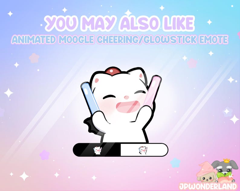 Animated FF Moogle Twitch Emote - Moogle Nodding / Twitch Overlay ...