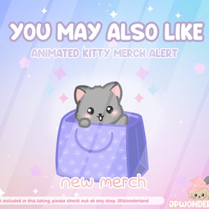 Animated Cat Twitch Alert - Resub / Stream Alert / Kawaii Kitty ...