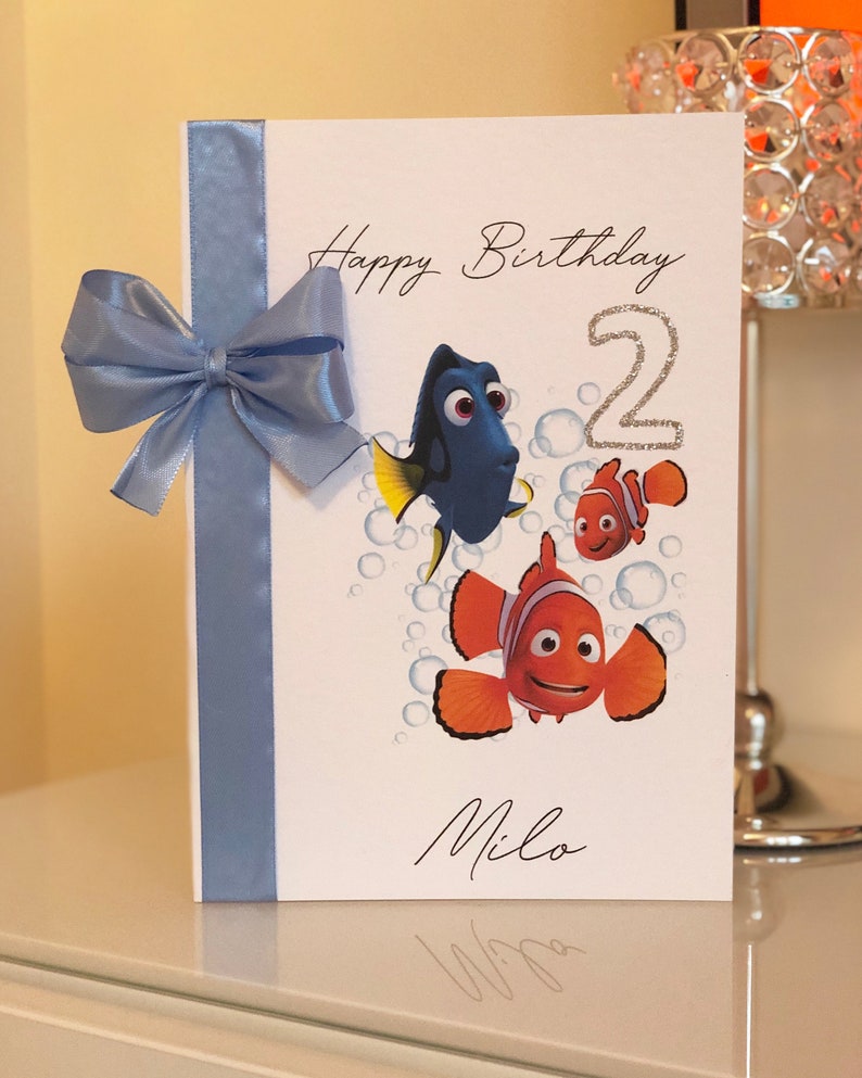 Finding Nemo Personalised Birthday Card - Etsy