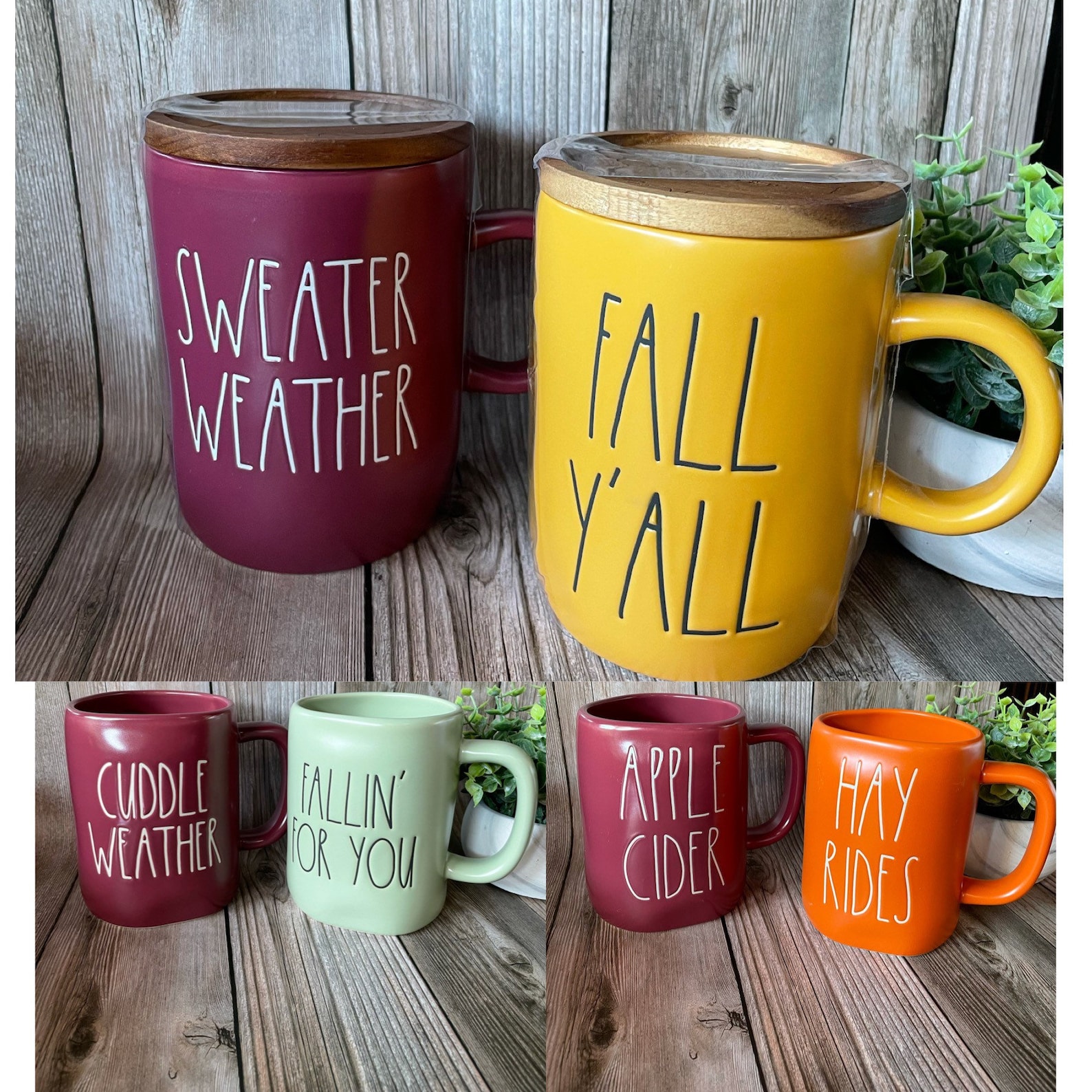 Farm House Fall Mugs Cuddle Weather Sweater Weather Fall - Etsy