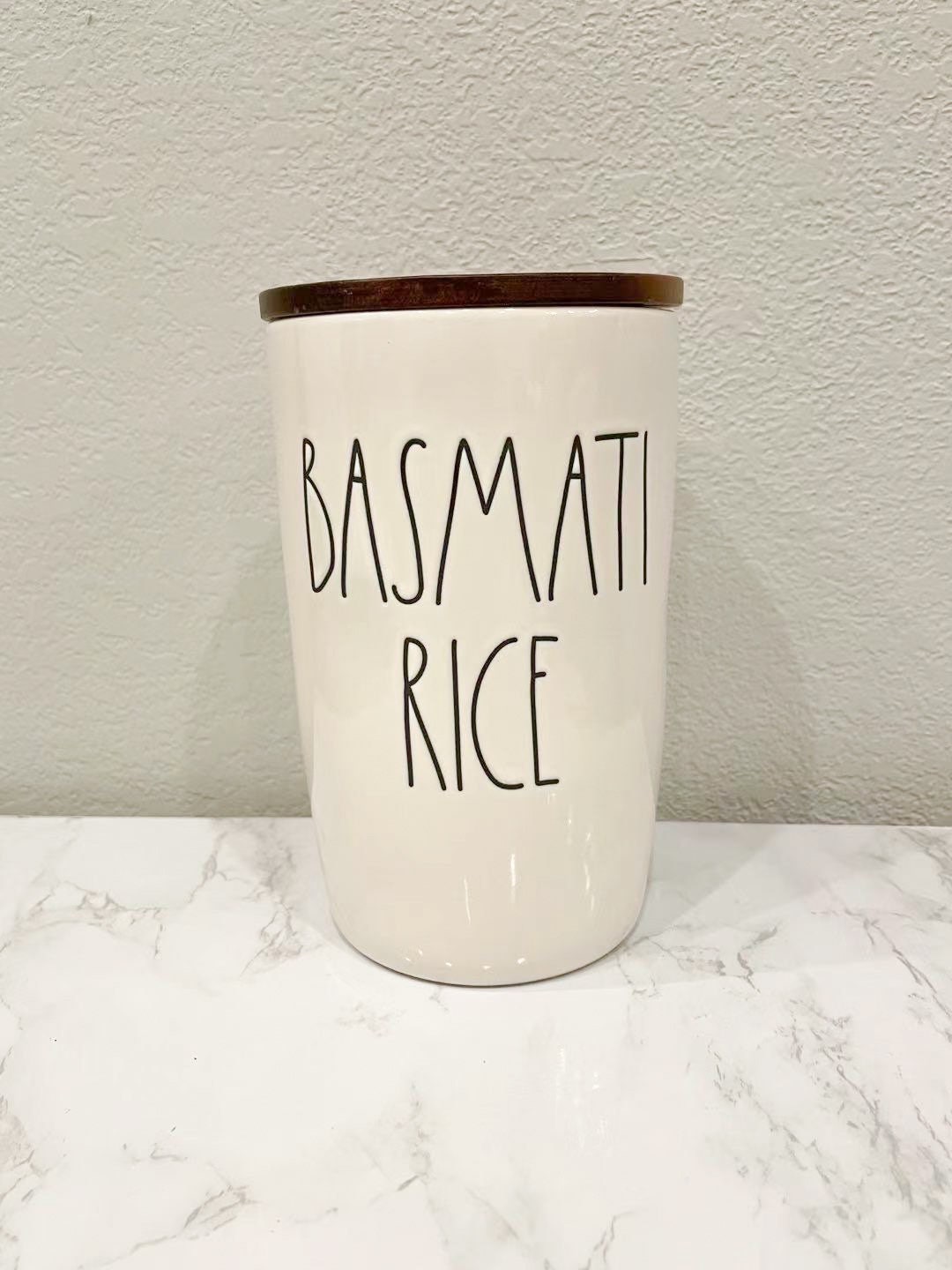Farm House Basmati Rice Canister / Cellar - Ceramic Jar - Farmhouse ...