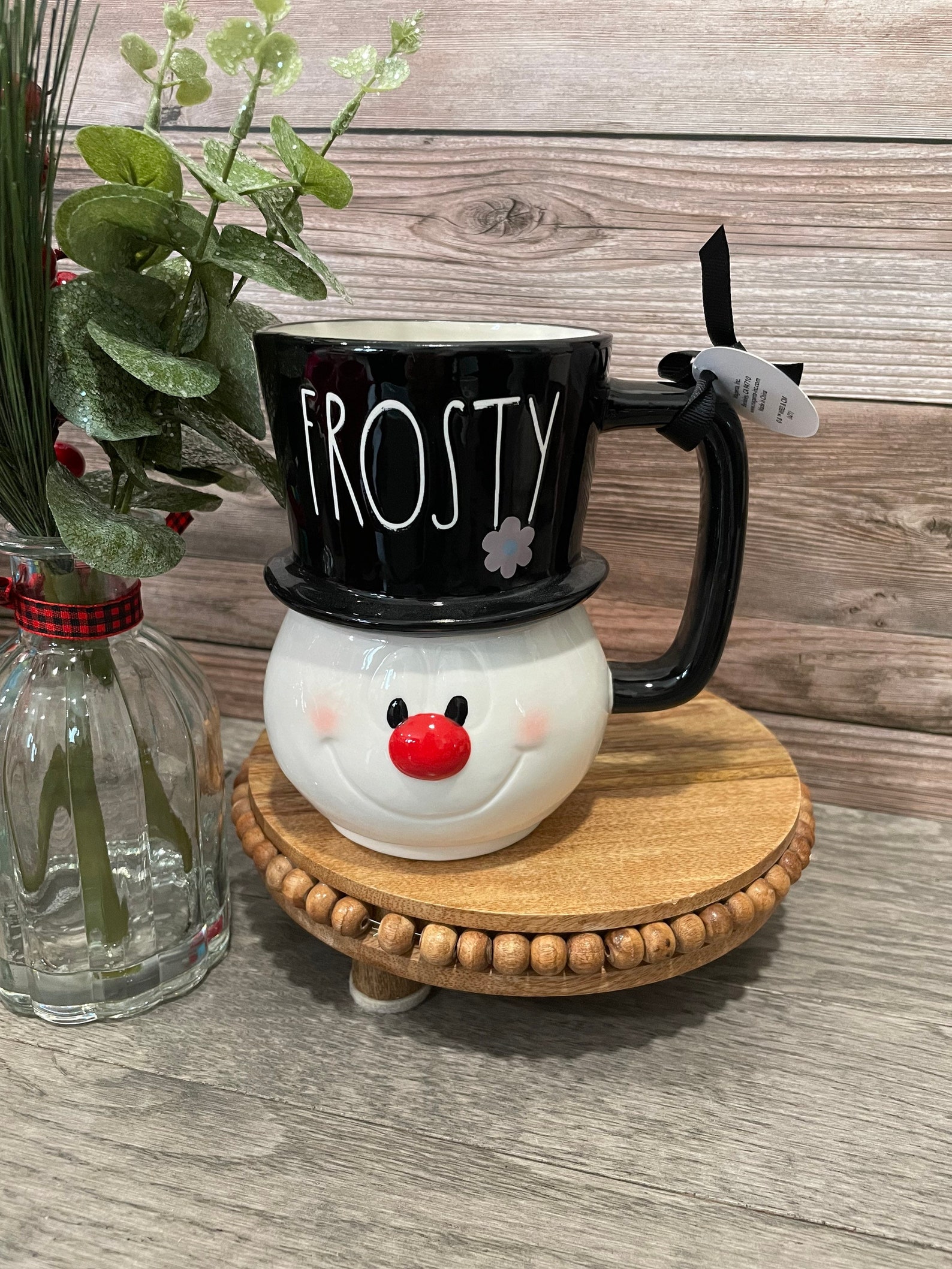 Farm House Frosty Mug - Frosty the Snowman Mug - Christmas - Coffee Mug ...