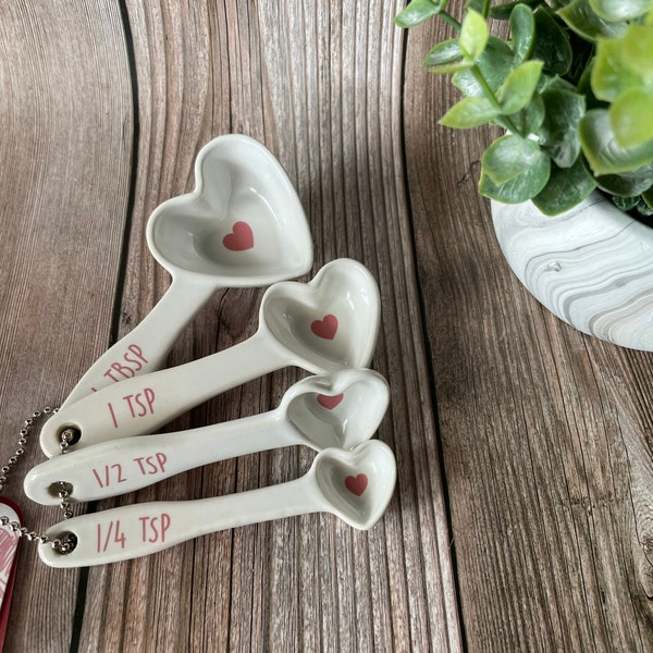 Ceramic Measuring Spoons - Etsy