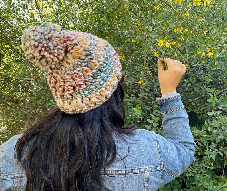 Long Beanies With Puff Ball - Etsy