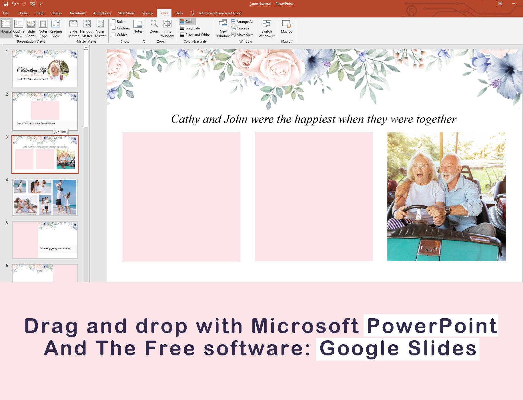 Funeral Powerpoint Slideshow Presentation Funeral Powerpoint Template ...