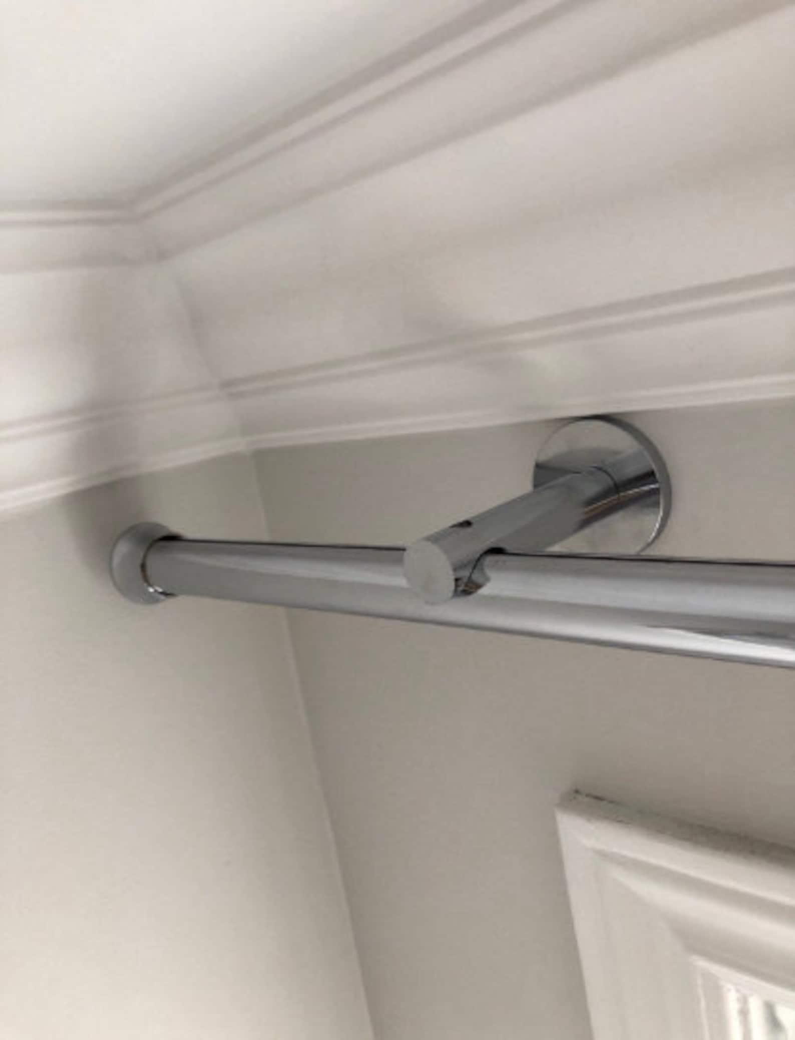 Window Treatment Hardware, Wall Mount Bracket for Channel Rod System ...