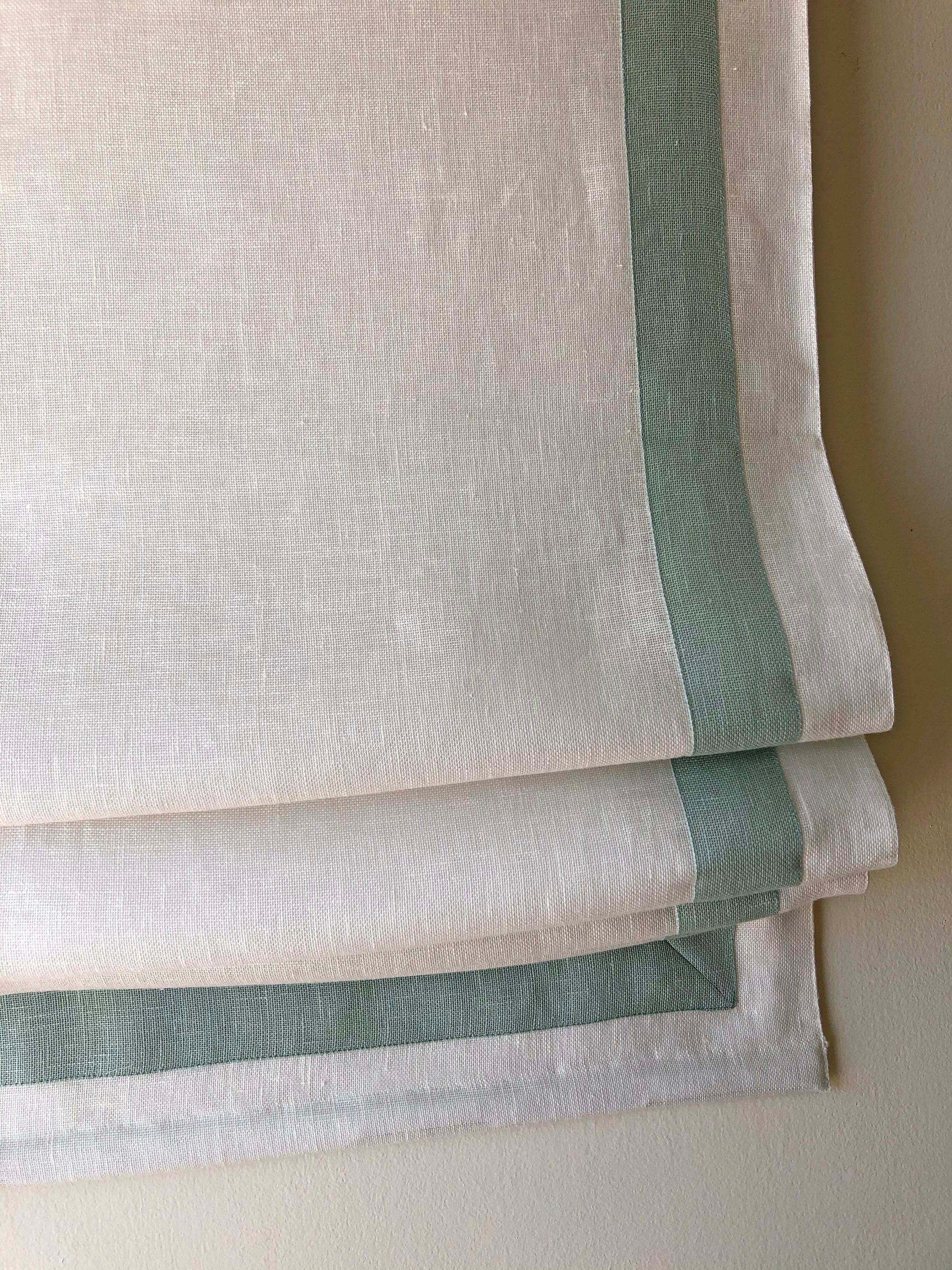 Custom Roman Shade belgian Linen, Relaxed Sheer Roman Shade, Custom ...