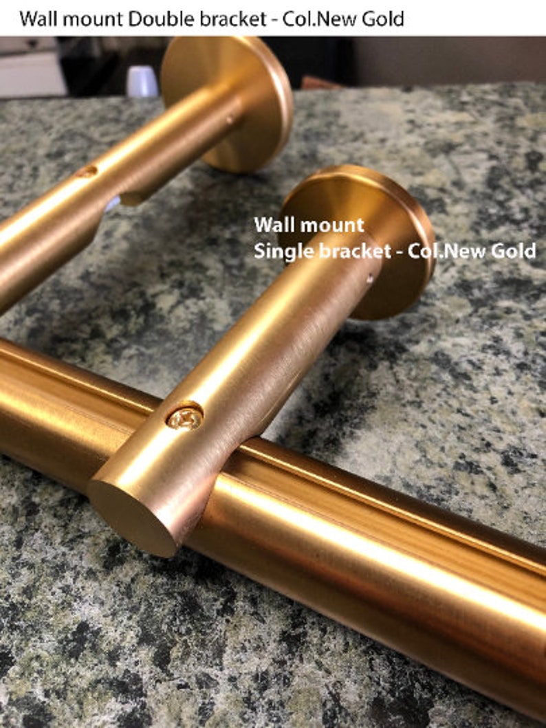 Window Treatment Hardware Wall Mount Bracket for Channel Rod - Etsy