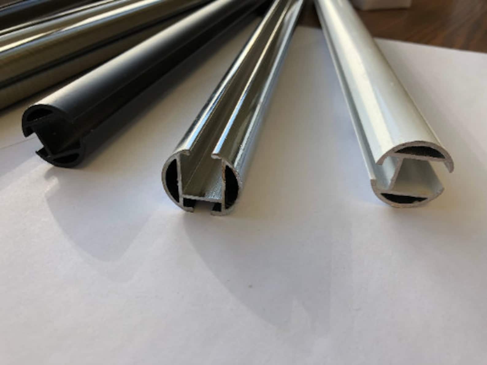 Channel Track, Traverse Rod for Ripplefold Style Curtains, Channel Rod ...