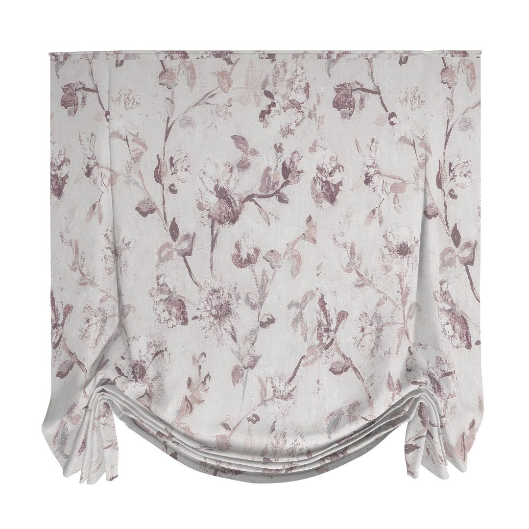 Custom Roman Shade, Tulip Shade "montrose", London Shade, Linen Roman ...