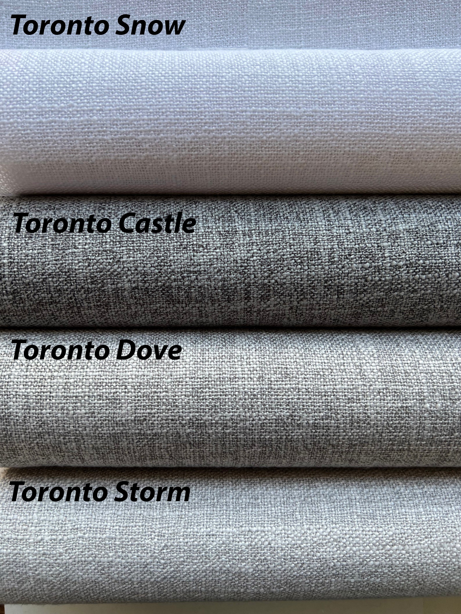Custom Drapery, Fabric Toronto, S-fold Style, Semi-sheer Drapery ...