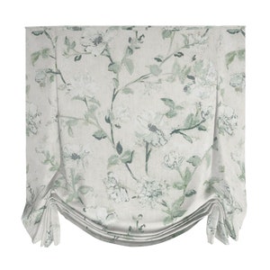 Custom Roman Shade, Tulip Shade "montrose", London Shade, Linen Roman ...