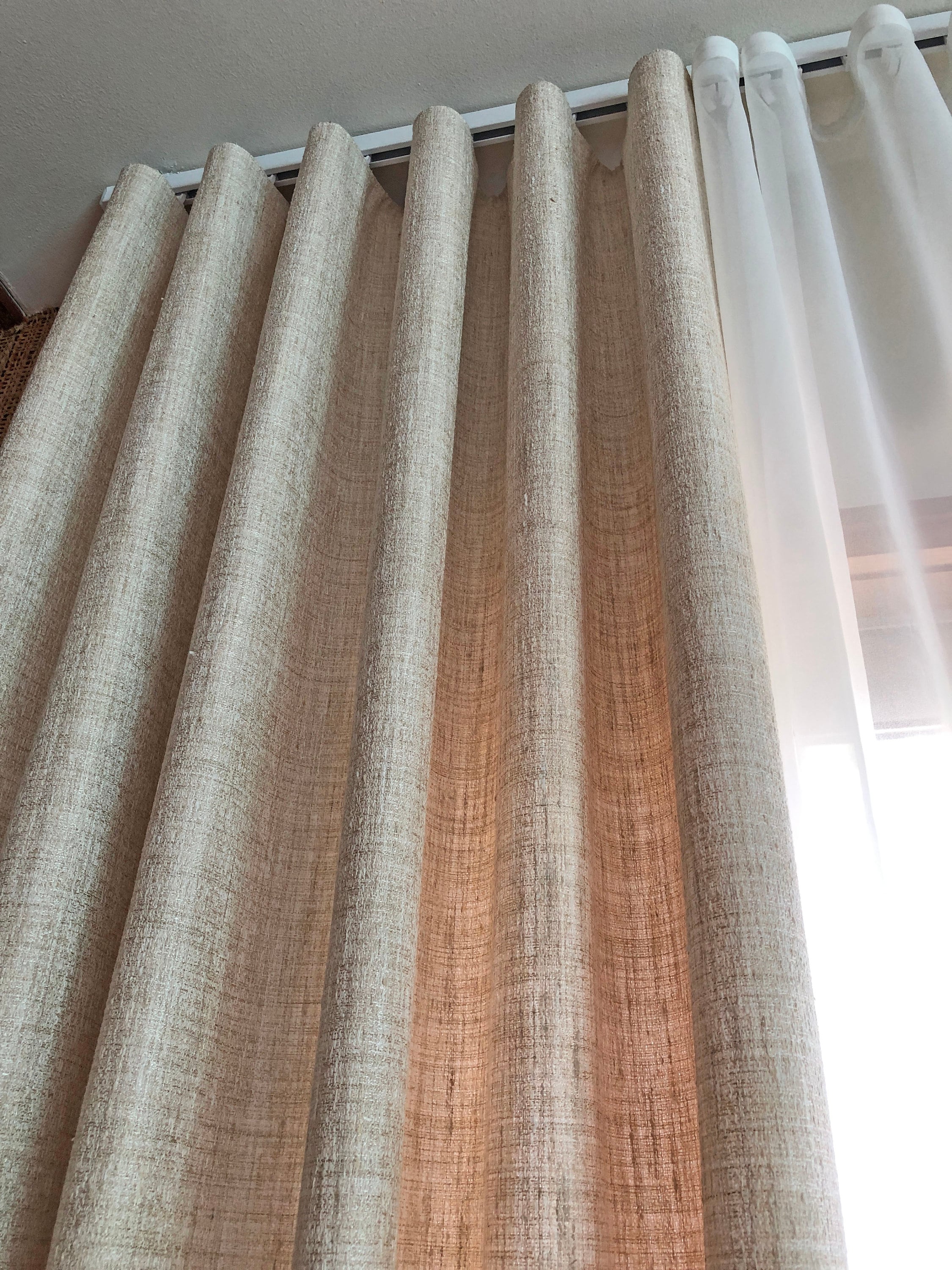 Custom Linen Drapery Panels Linen Drapery wide - Etsy