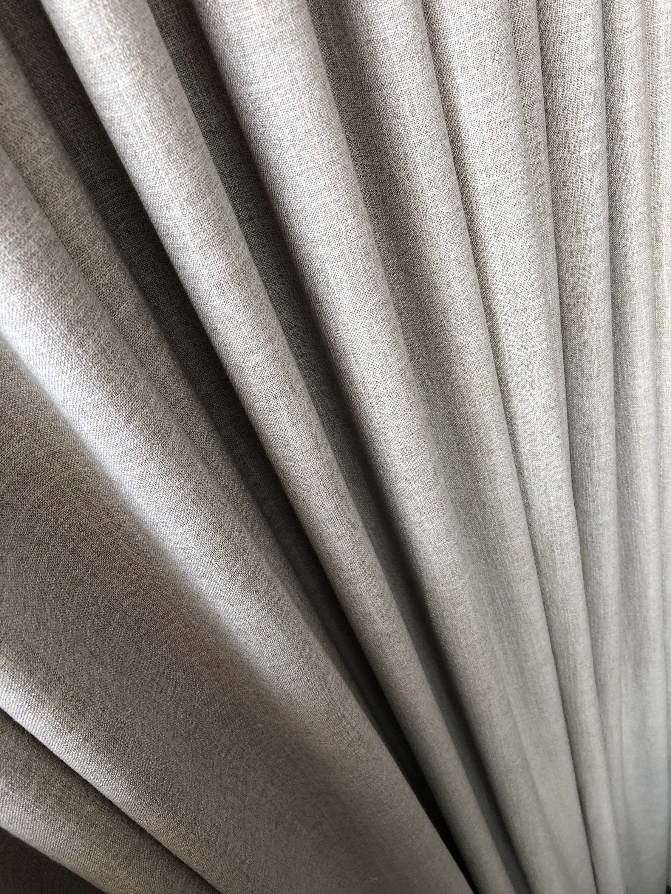 Custom Drapery, Fabric Toronto, S-fold Style, Semi-sheer Drapery ...