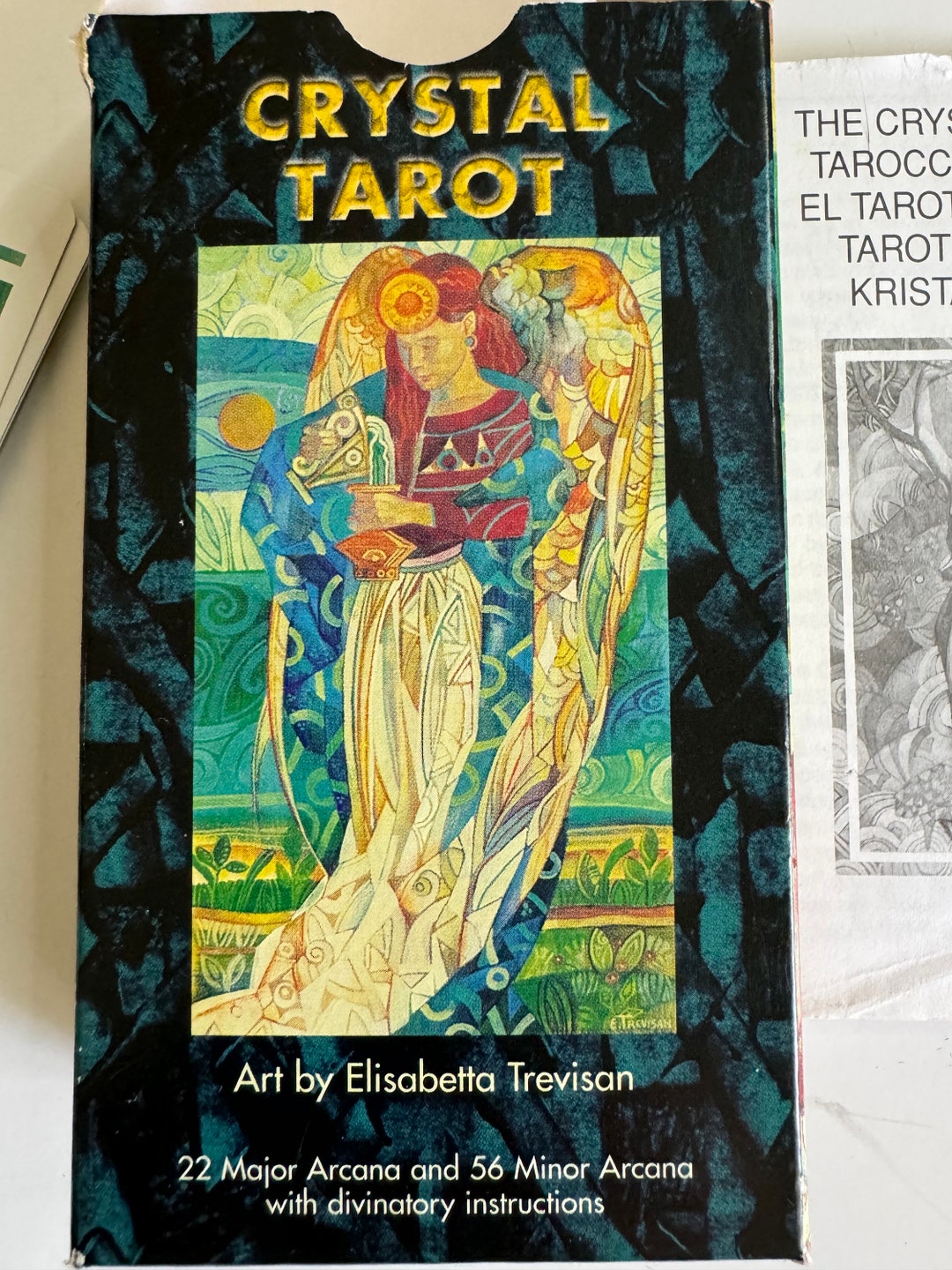 Crystal Tarot Deck With a Little Explanation Book - Etsy