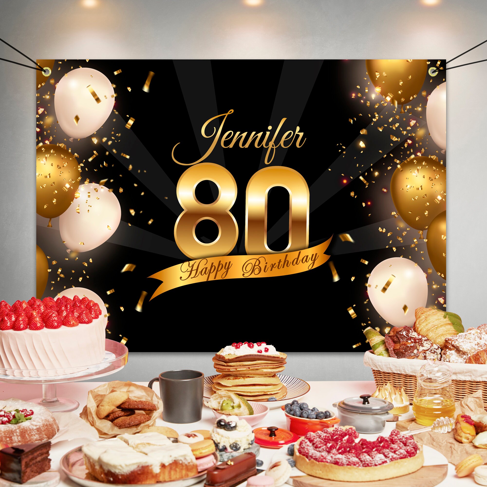 Custom Birthday Backdrop/birthday Photo Backdrop/happy - Etsy